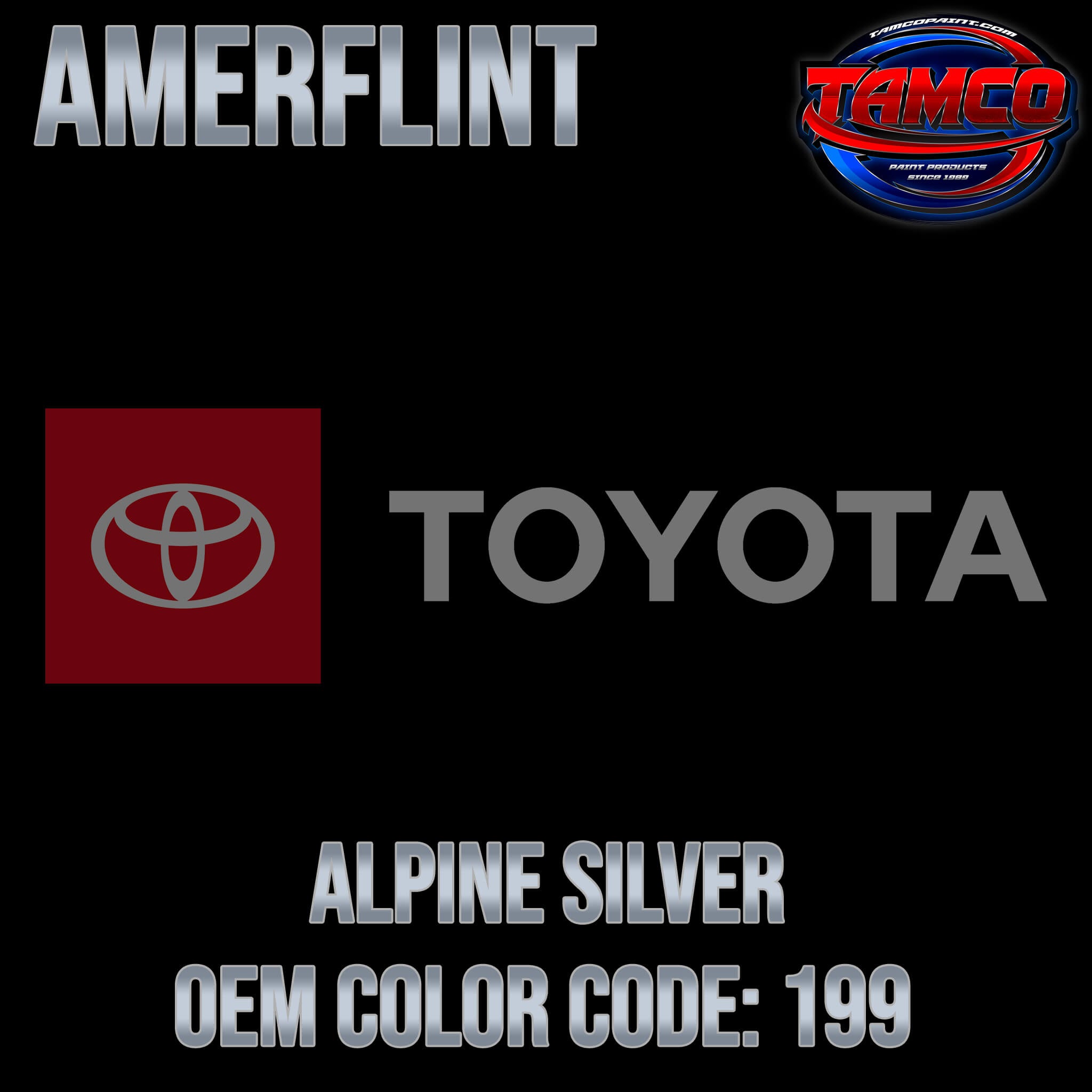 Toyota Alpine Silver | 199 | 1993-2002 | OEM Amerflint II Series Singl