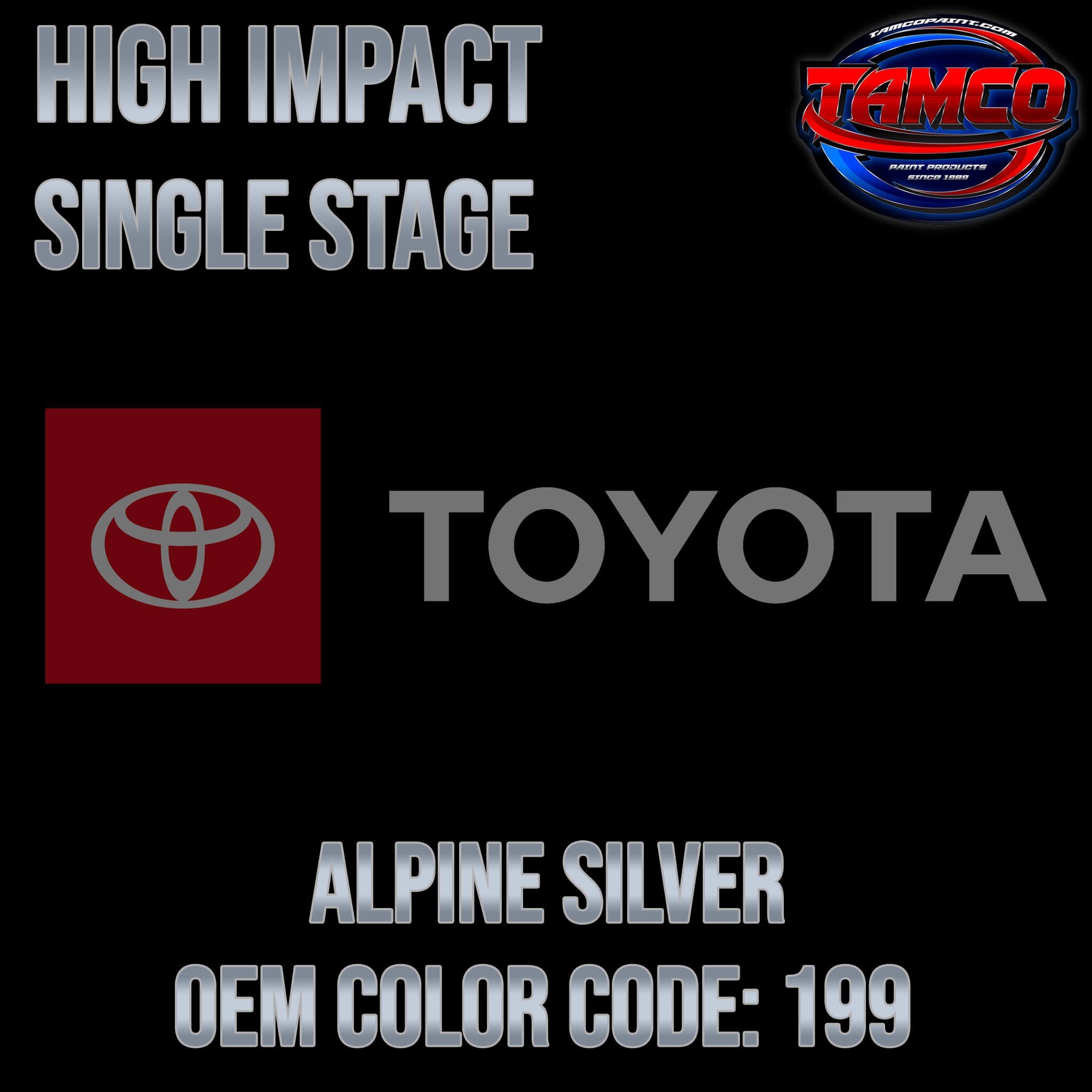 Toyota Alpine Silver | 199 | 1993-2002 | OEM High Impact Series Single