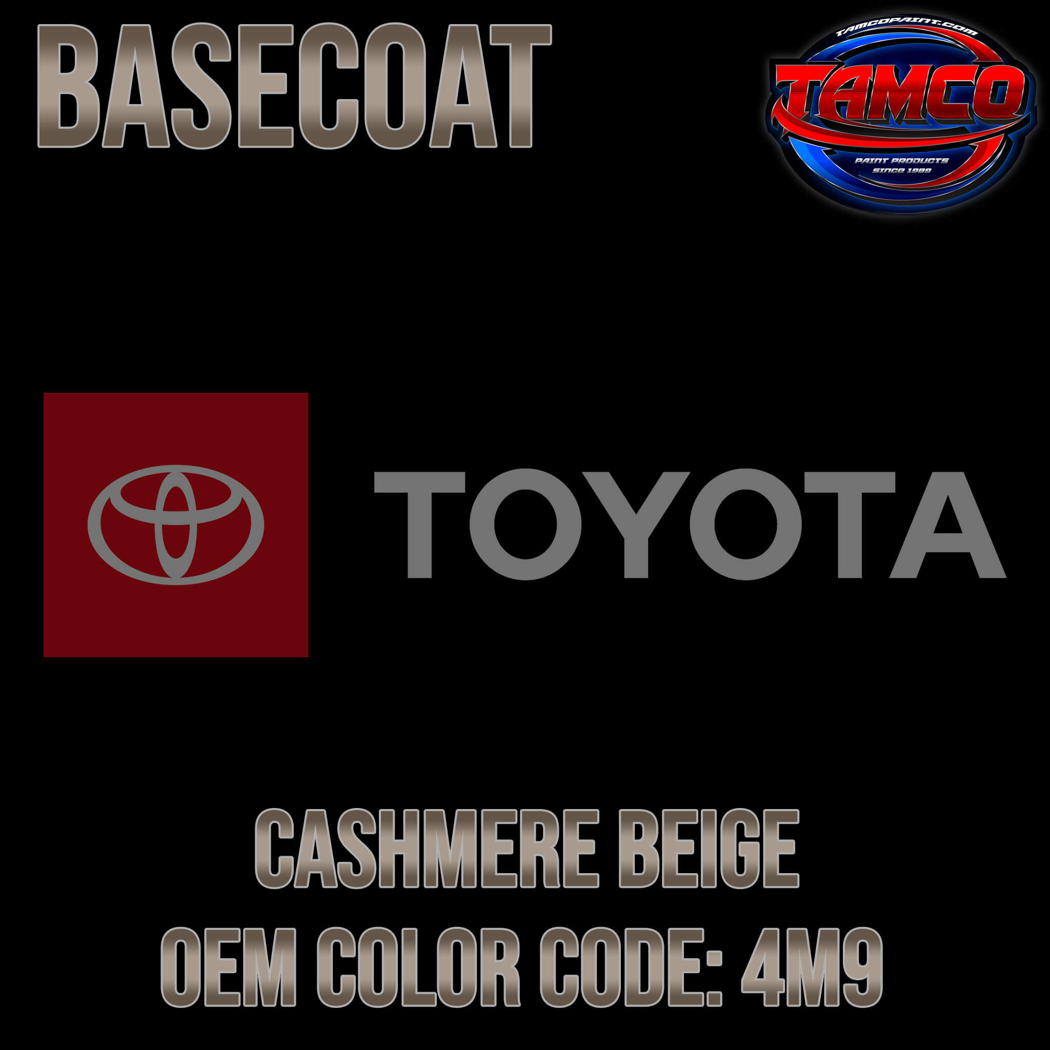 Toyota Cashmere Beige | 4M9 | 1994-2002 | OEM Basecoat