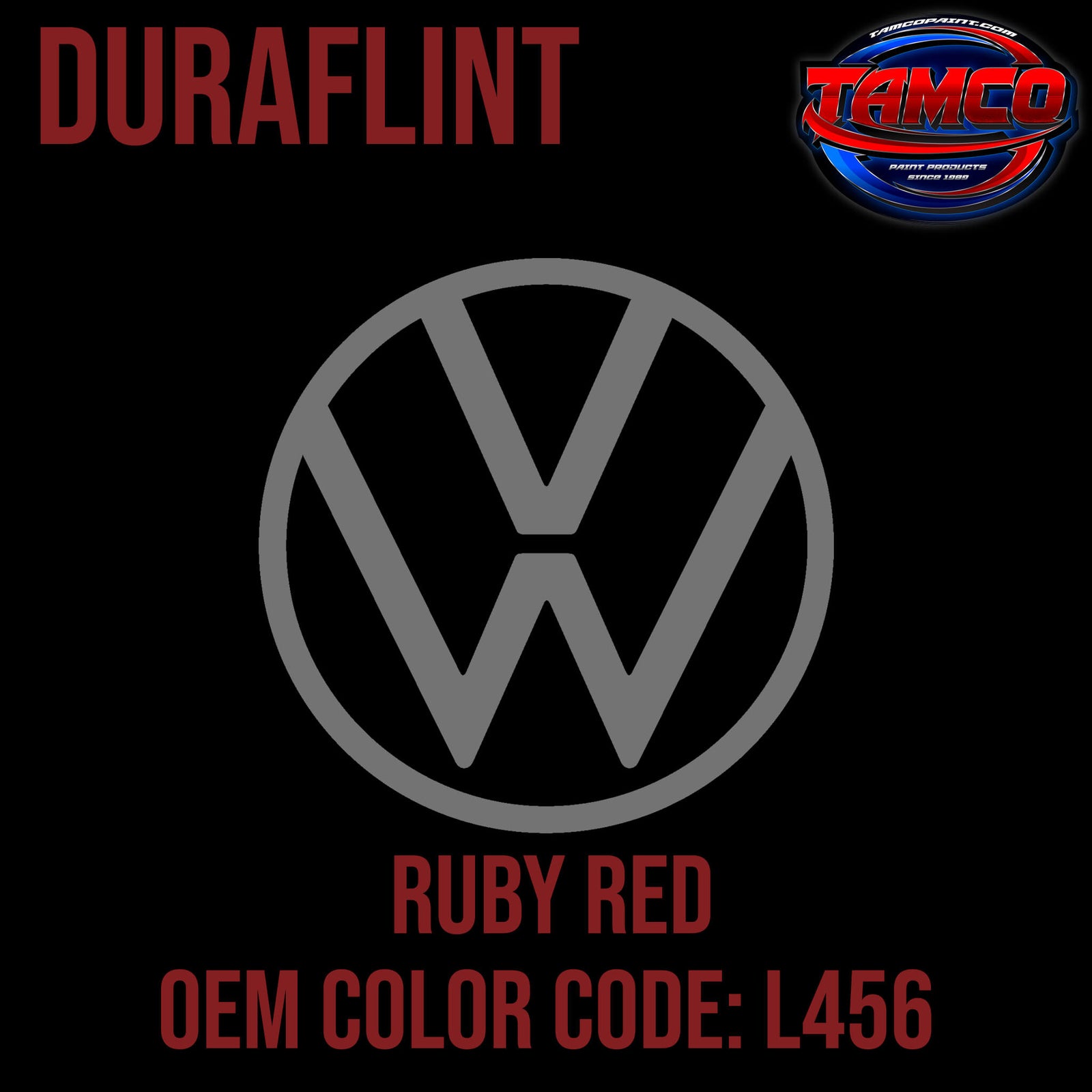 Volkswagen Ruby Red | L456 | 1960-1967 | OEM DuraFlint Series Single S
