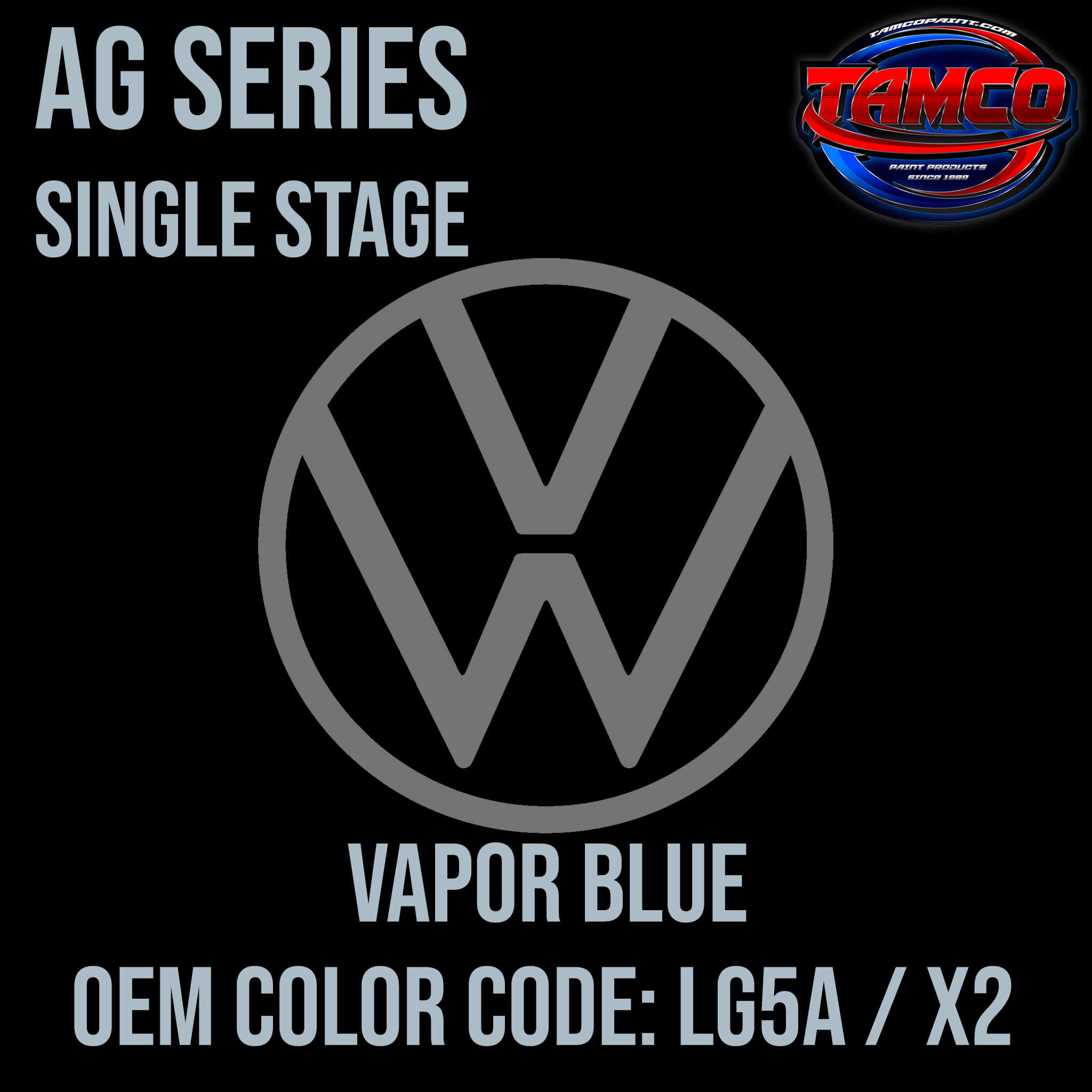 Volkswagen Vapor Blue | LG5A / X2 | 2000-2001 | OEM AG Series Single S