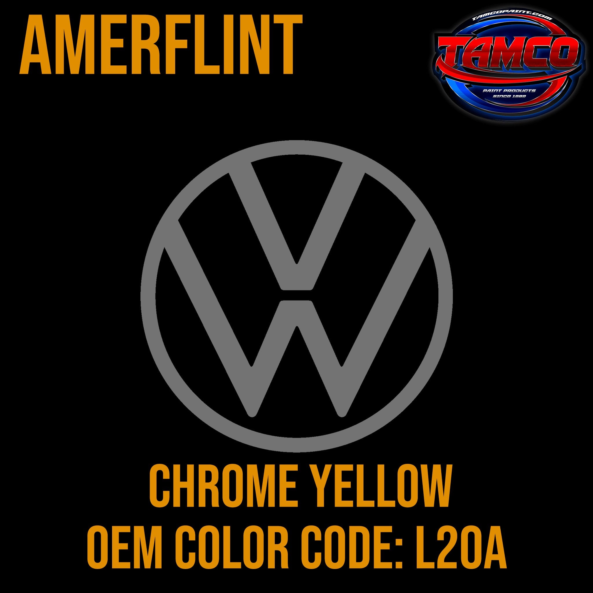 Volkswagen Chrome Yellow | L20A | 1973-1978 | OEM Amerflint II Series