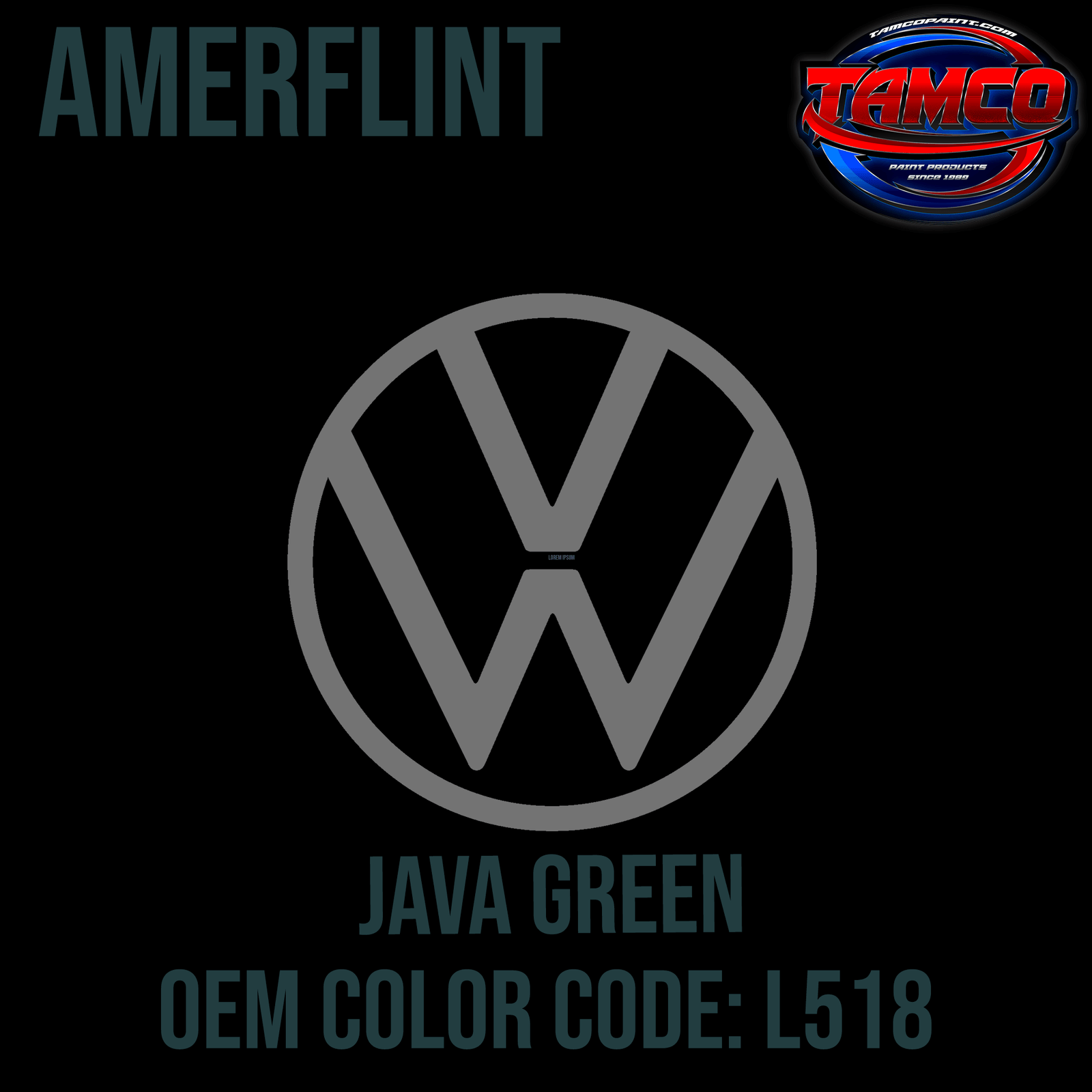 Volkswagen Java Green | L518 | 1963-1967 | OEM Amerflint II Series Sin