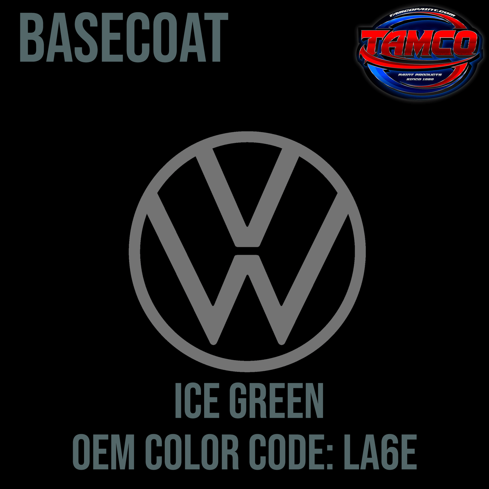 Volkswagen Ice Green | LA6E | 1985 | OEM Basecoat