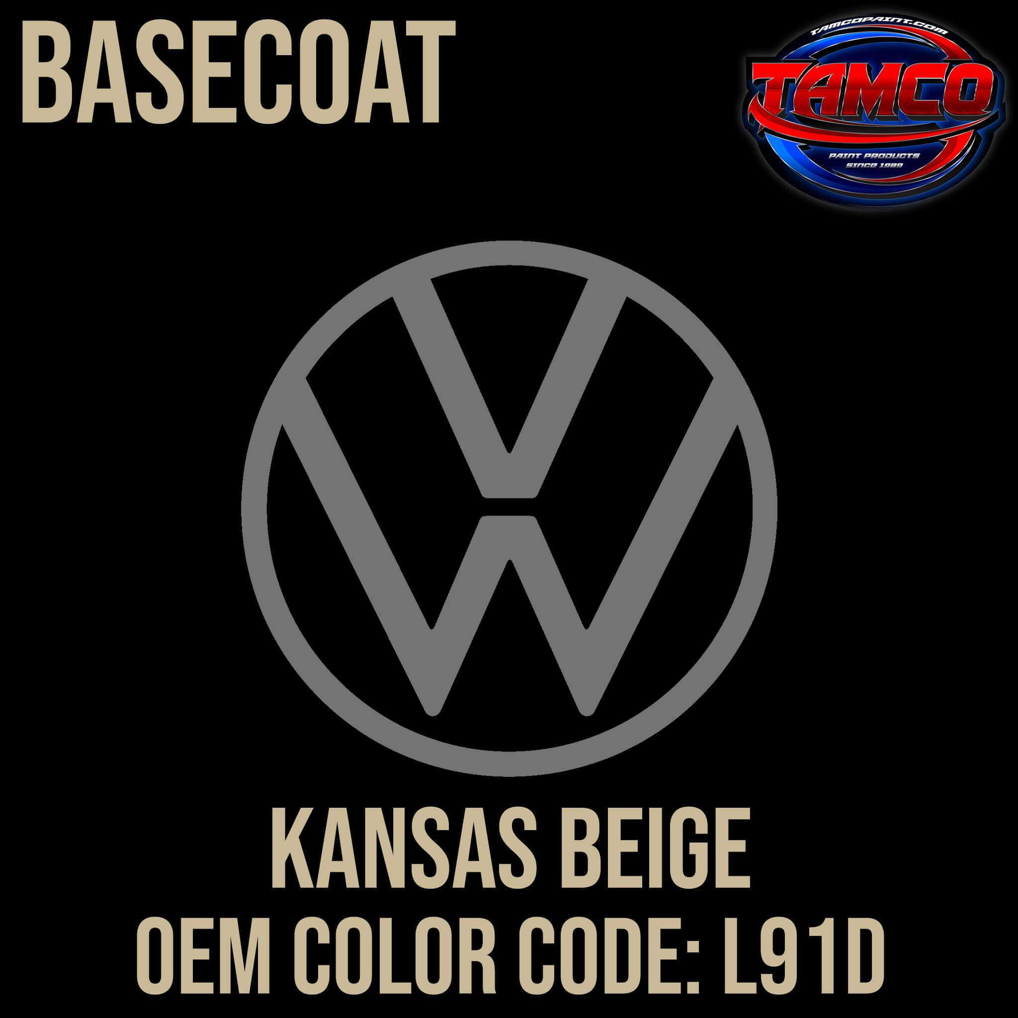 Volkswagen Kansas Beige | L91D | 1971-1973 | OEM Basecoat