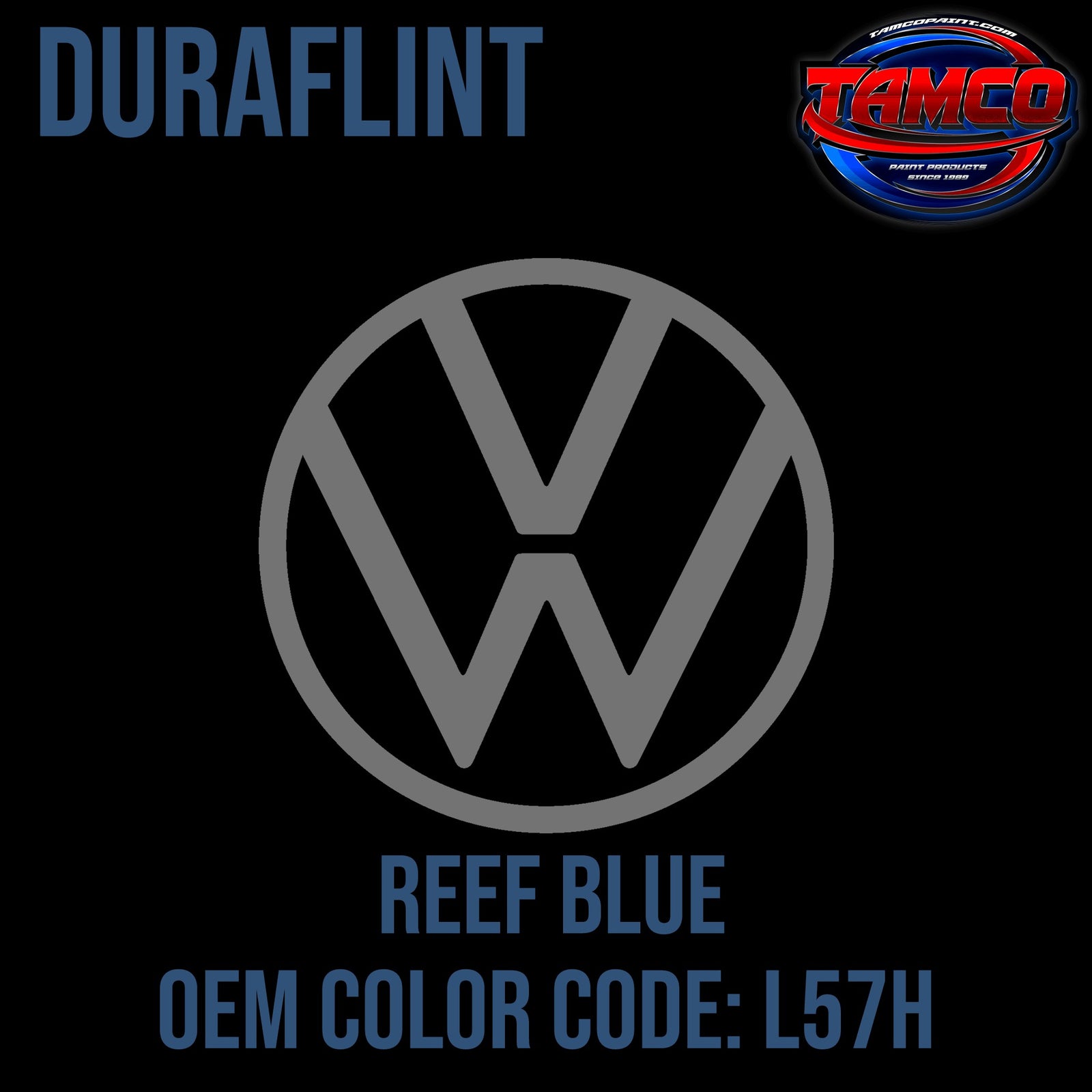 Volkswagen Reef Blue | L57H | 1976-1979 | OEM DuraFlint Series Single