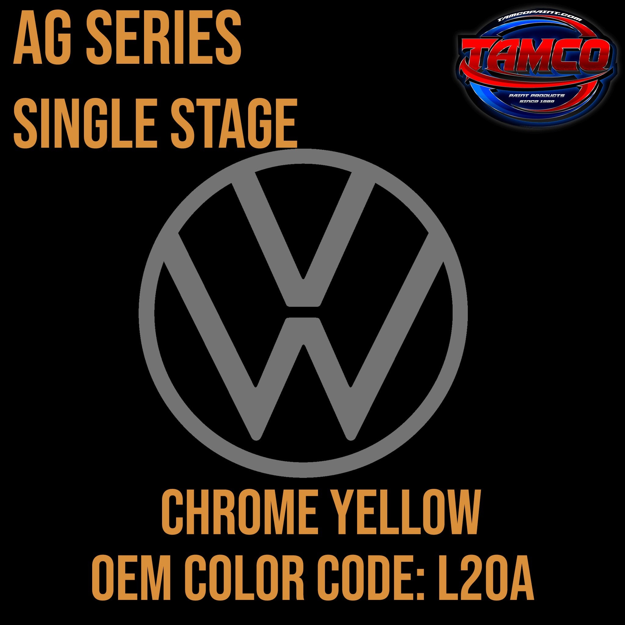 Volkswagen Chrome Yellow | L20A | 1973-1978 | OEM AG Series Single Sta