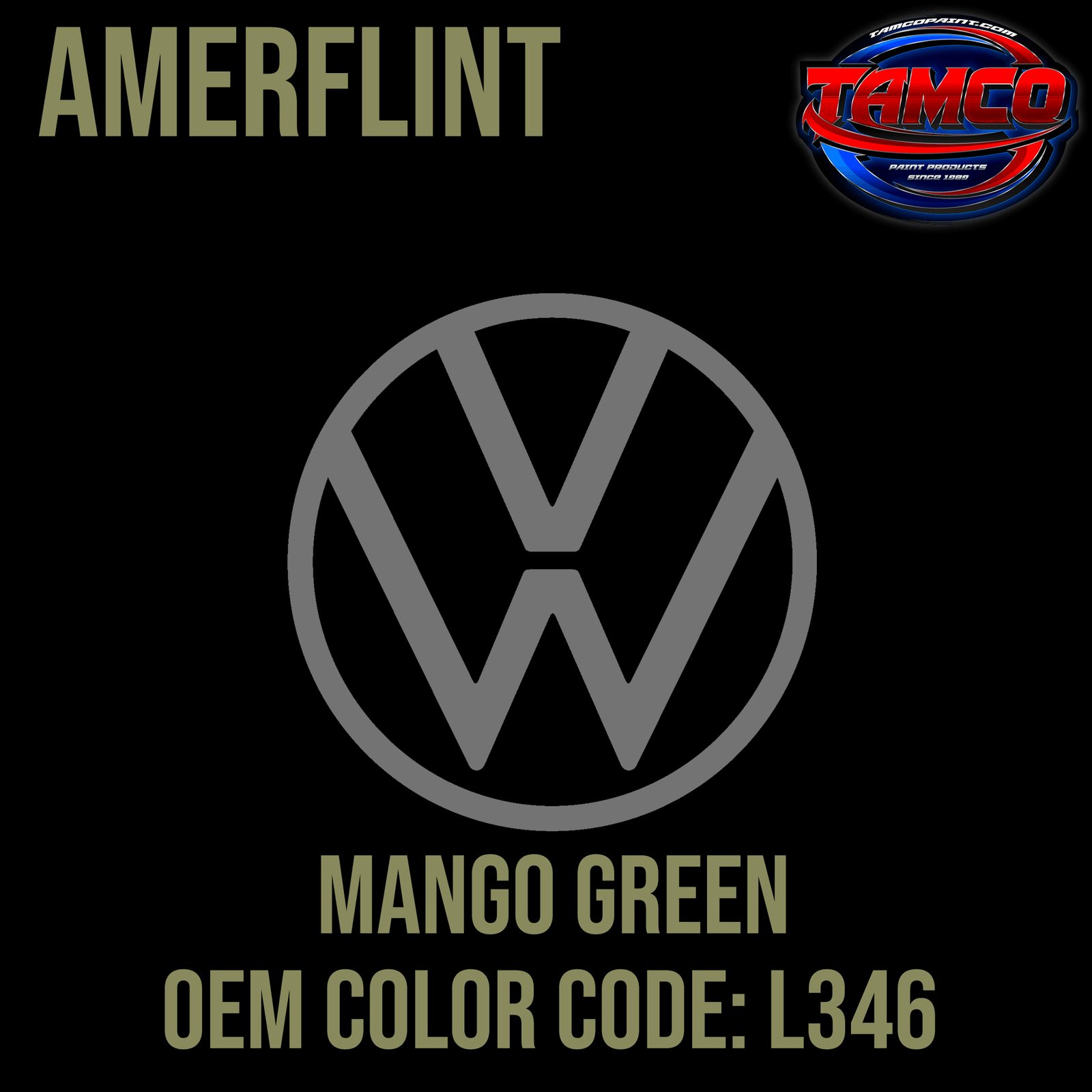 Volkswagen Mango Green | L346 | 1958-1961 | OEM Amerflint II Series Si