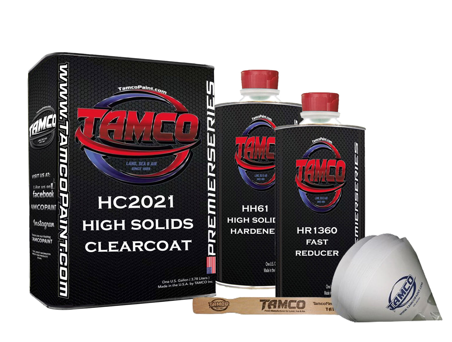HC2021 High Solids 4:1:1 Clearcoat Kit | Tamco Paint Products