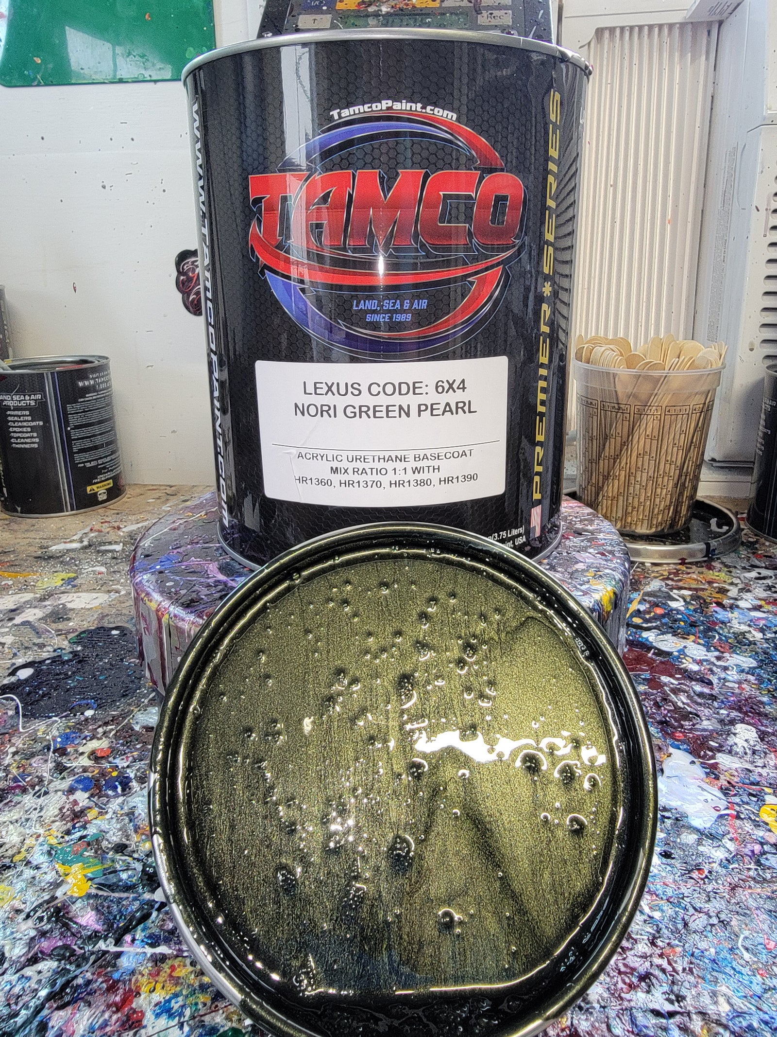 Lexus Nori Green Pearl | 6X4 | 2019-2022 | OEM Basecoat