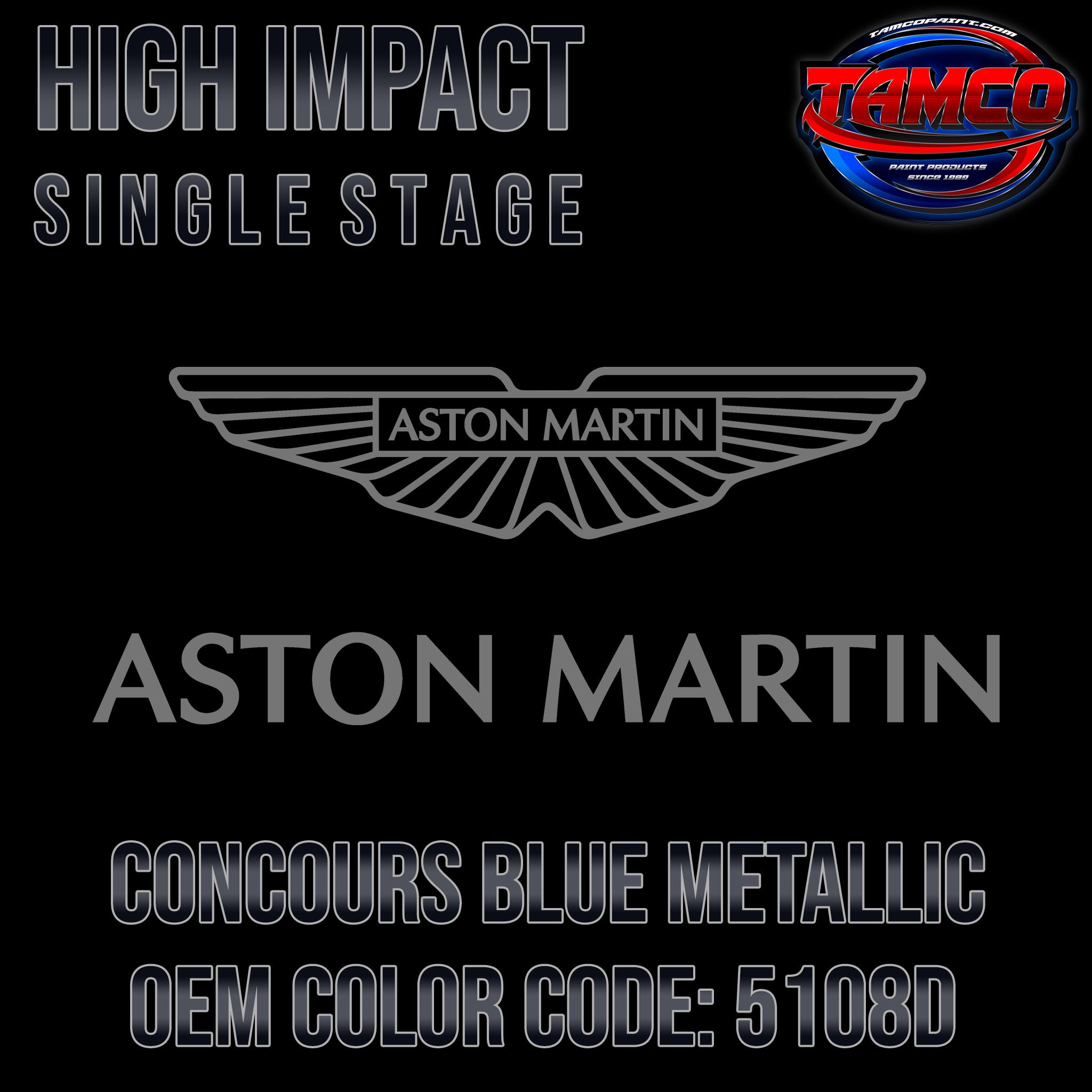 Aston Martin Concours Blue Metallic | 5108D | 2010-2021 | OEM High Imp