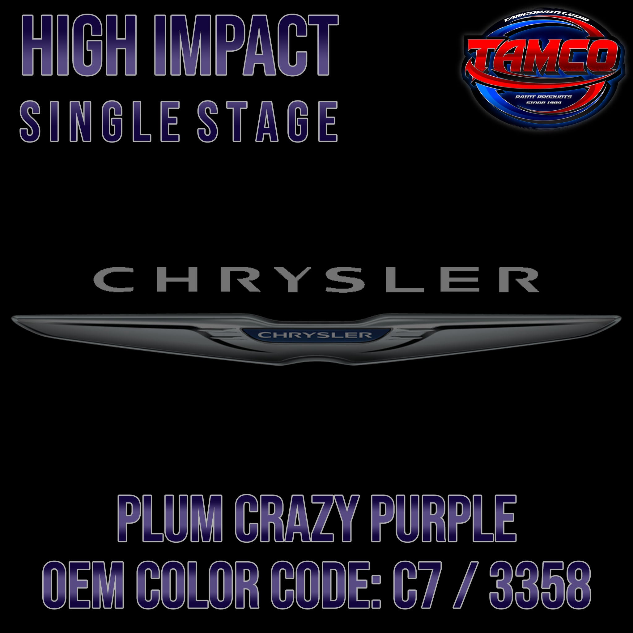 Chrysler Plum Crazy Purple | C7 / 3358 | 1970-1971 | OEM High Impact S