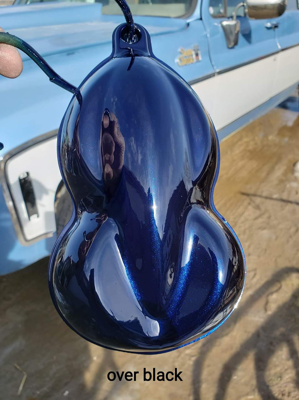 Midnight blue candy paint store