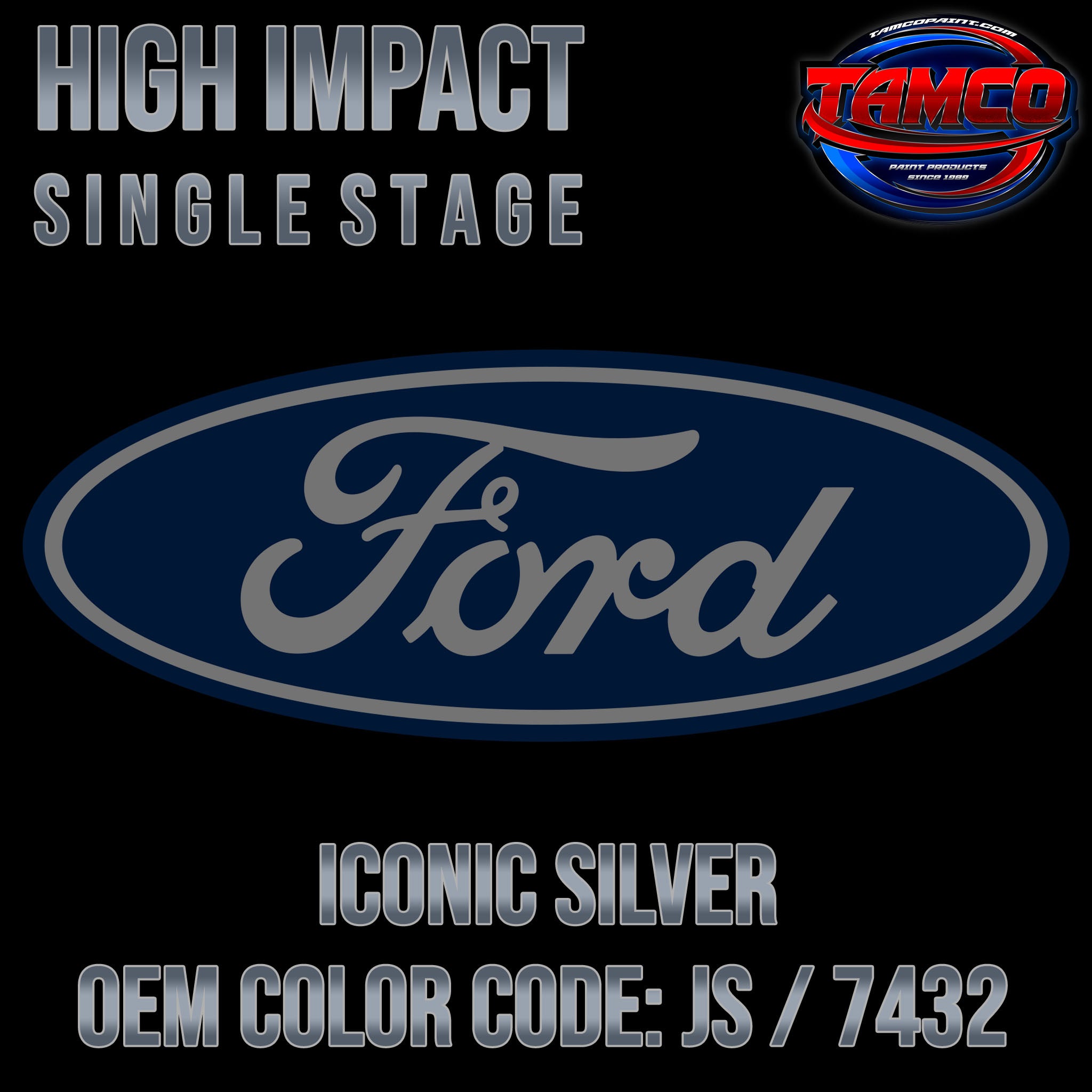 Ford Iconic Silver | JS / 7432 | 2020-2022 | OEM High Impact Single St