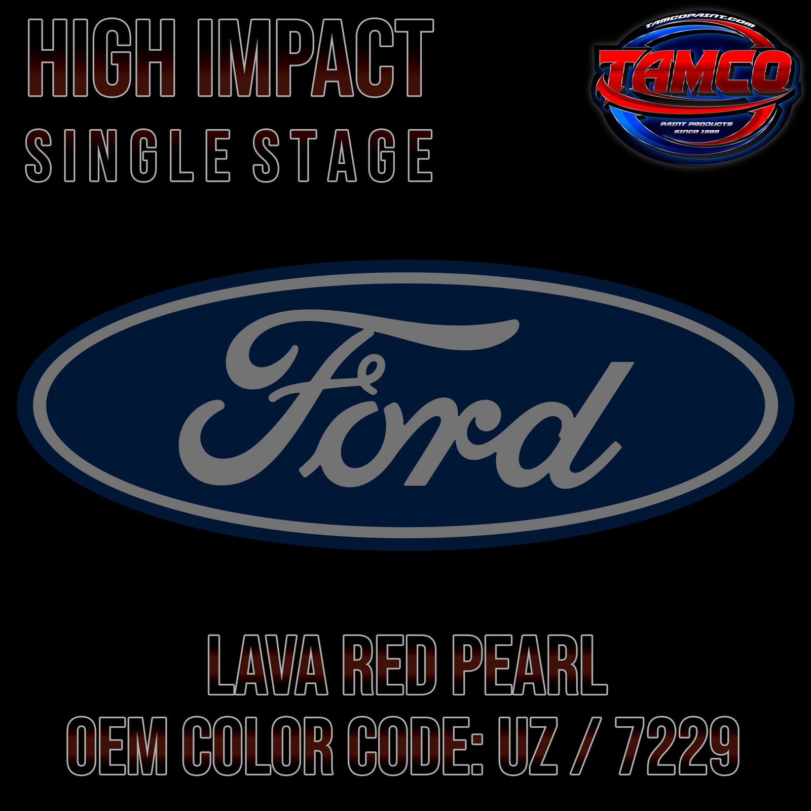 Ford Lava Red Pearl | UZ / 7229 | 2010-2012 | OEM High Impact Single S