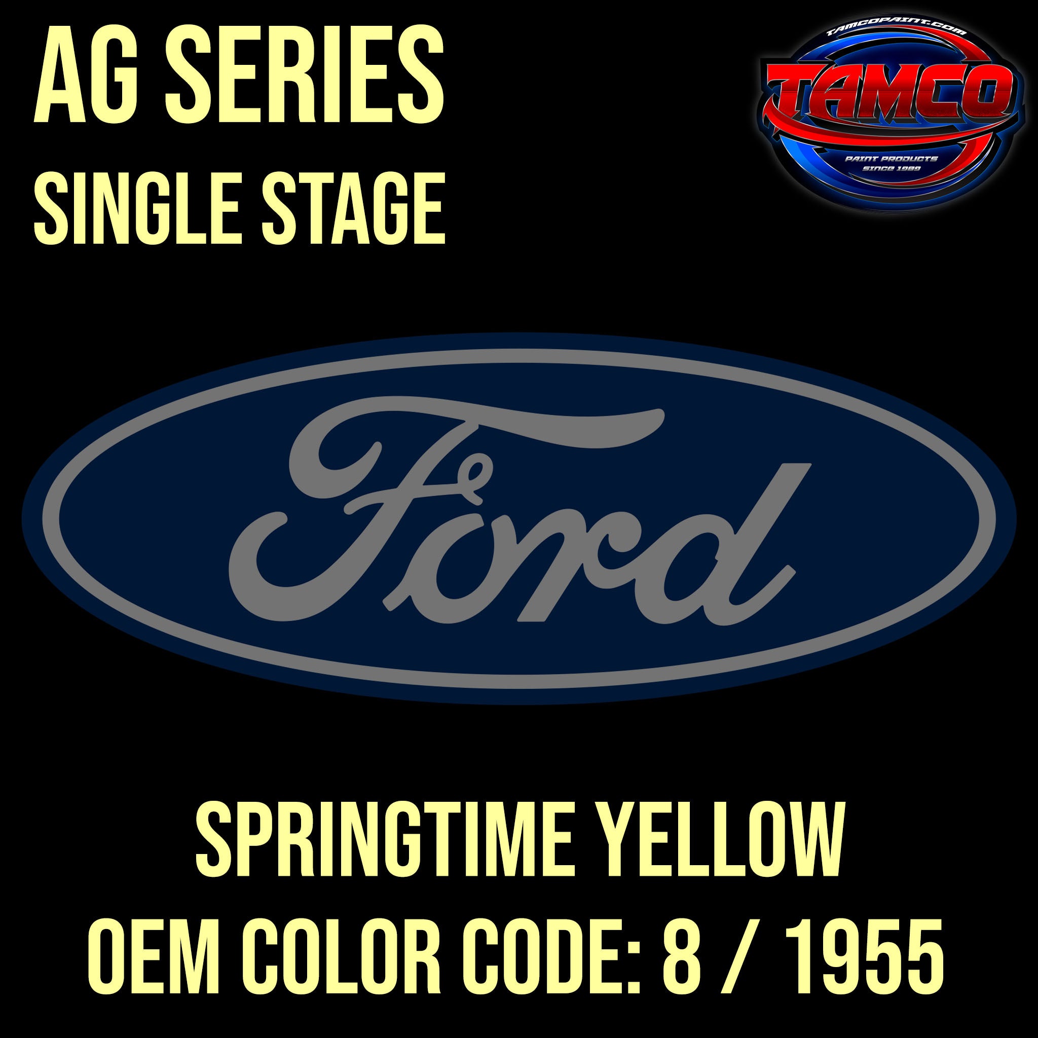 Ford Springtime Yellow | 8 / 1955 | 1965-1967 | OEM AG Series Single S