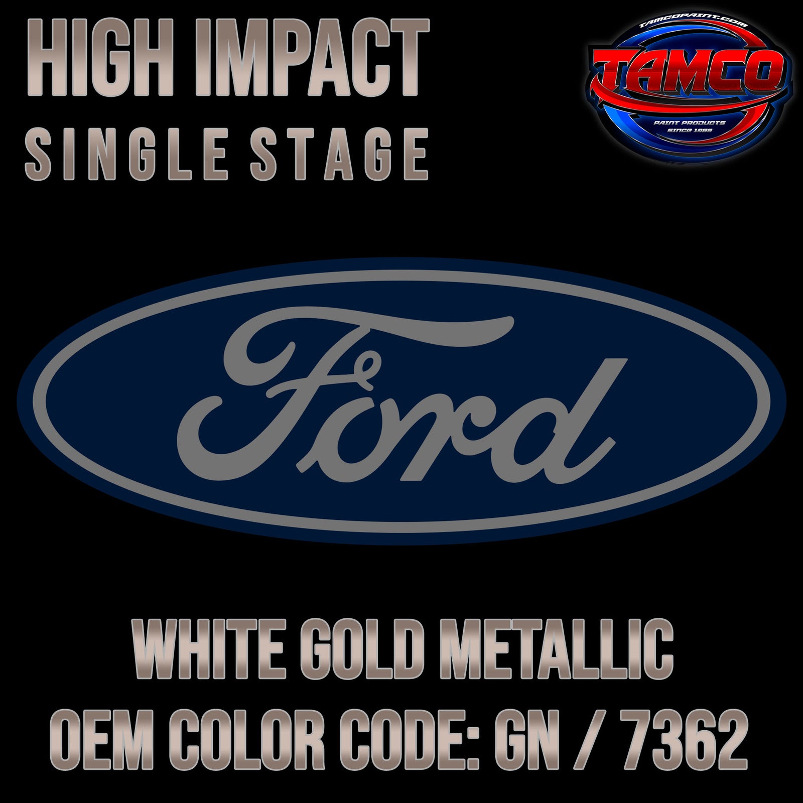 Ford White Gold Metallic | GN / 7362 | 2017-2020 | OEM High Impact Sin