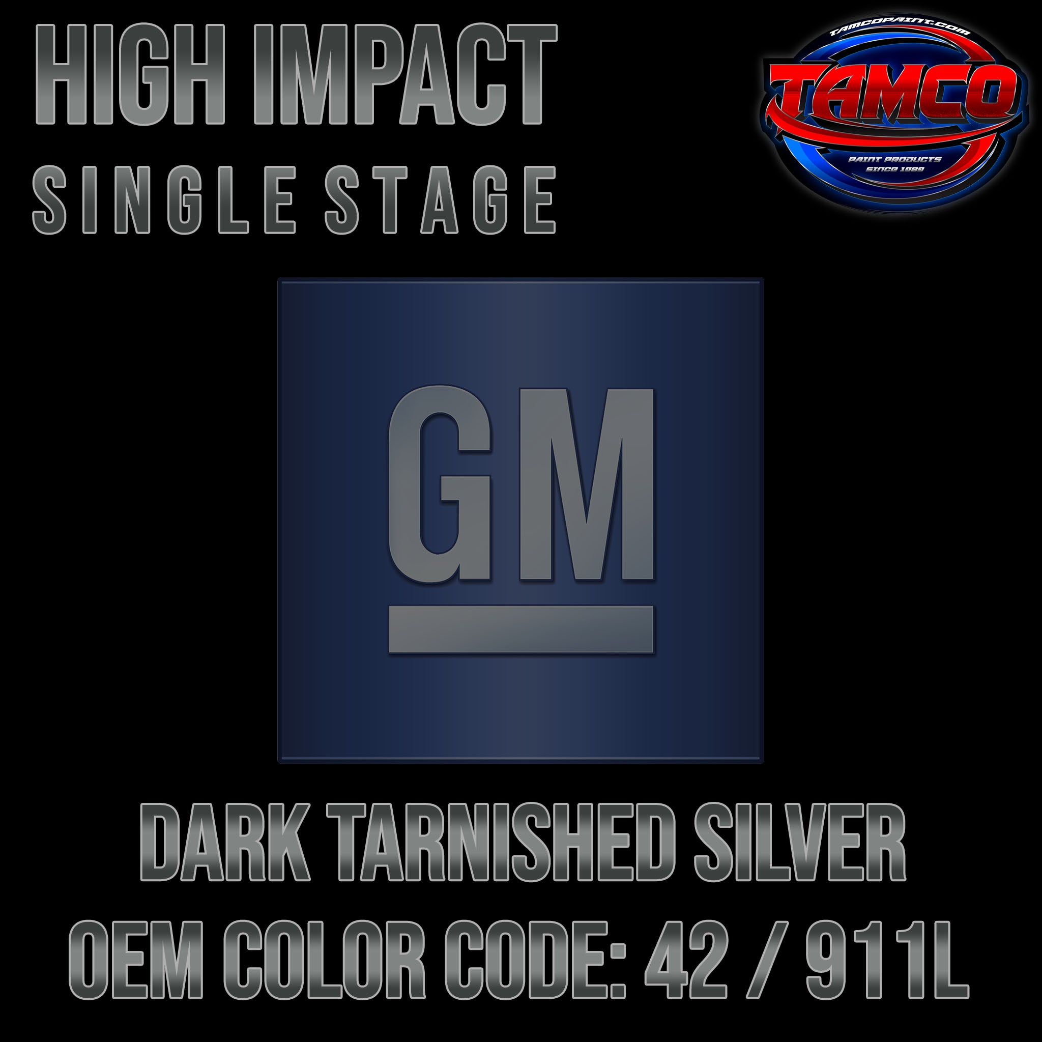 Gm Dark Tarnished Silver Metallic 42 911l 2004 2013 Oem High I