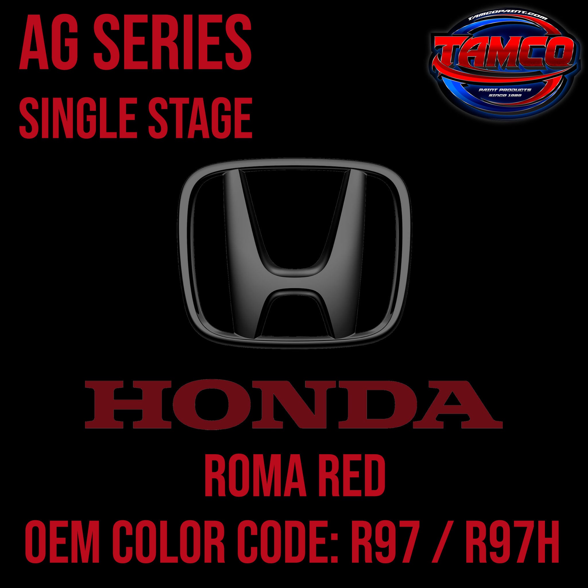 Honda Roma Red | R97 / R97H | 1996-2000 | OEM AG Series Single Stage