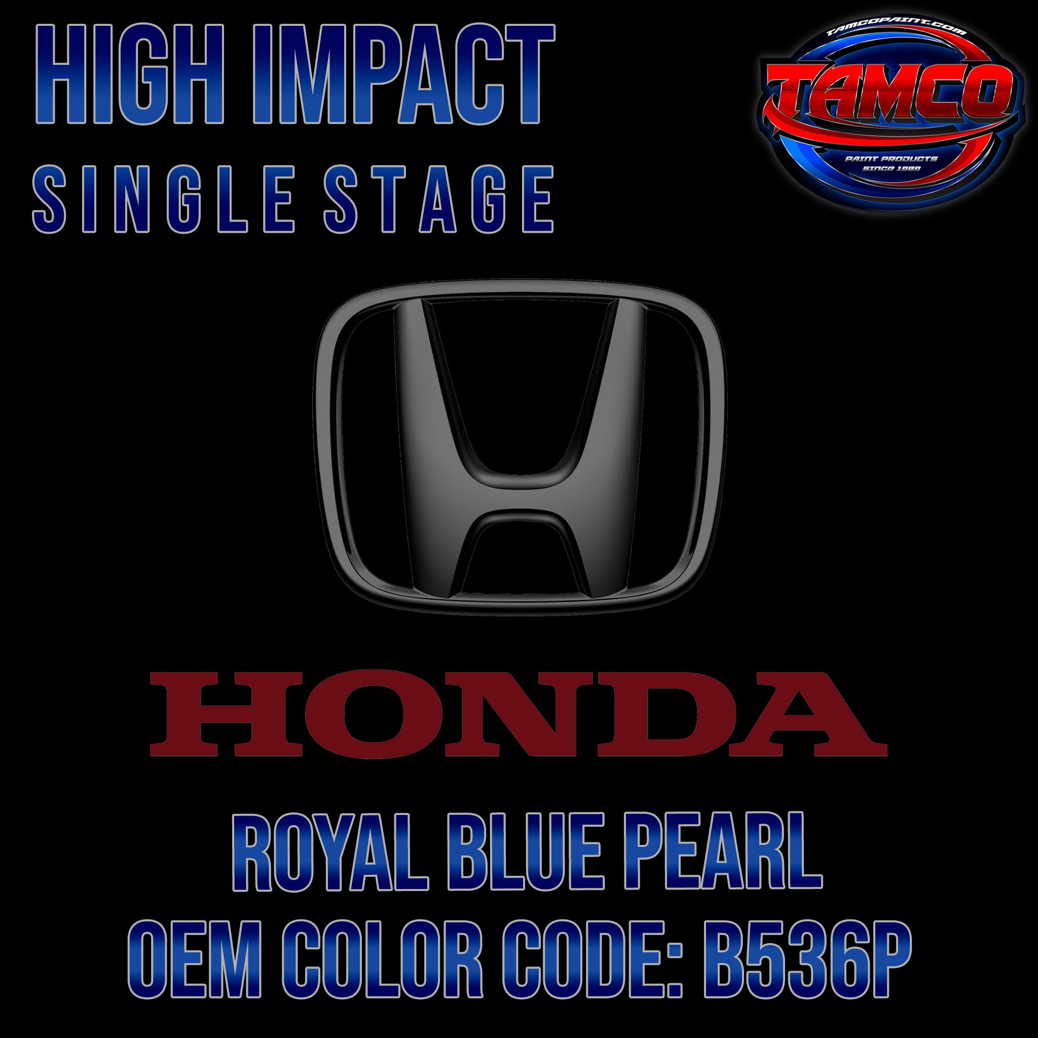 Honda Royal Blue Pearl | B536P | 2006-2012 | OEM High Impact Single St