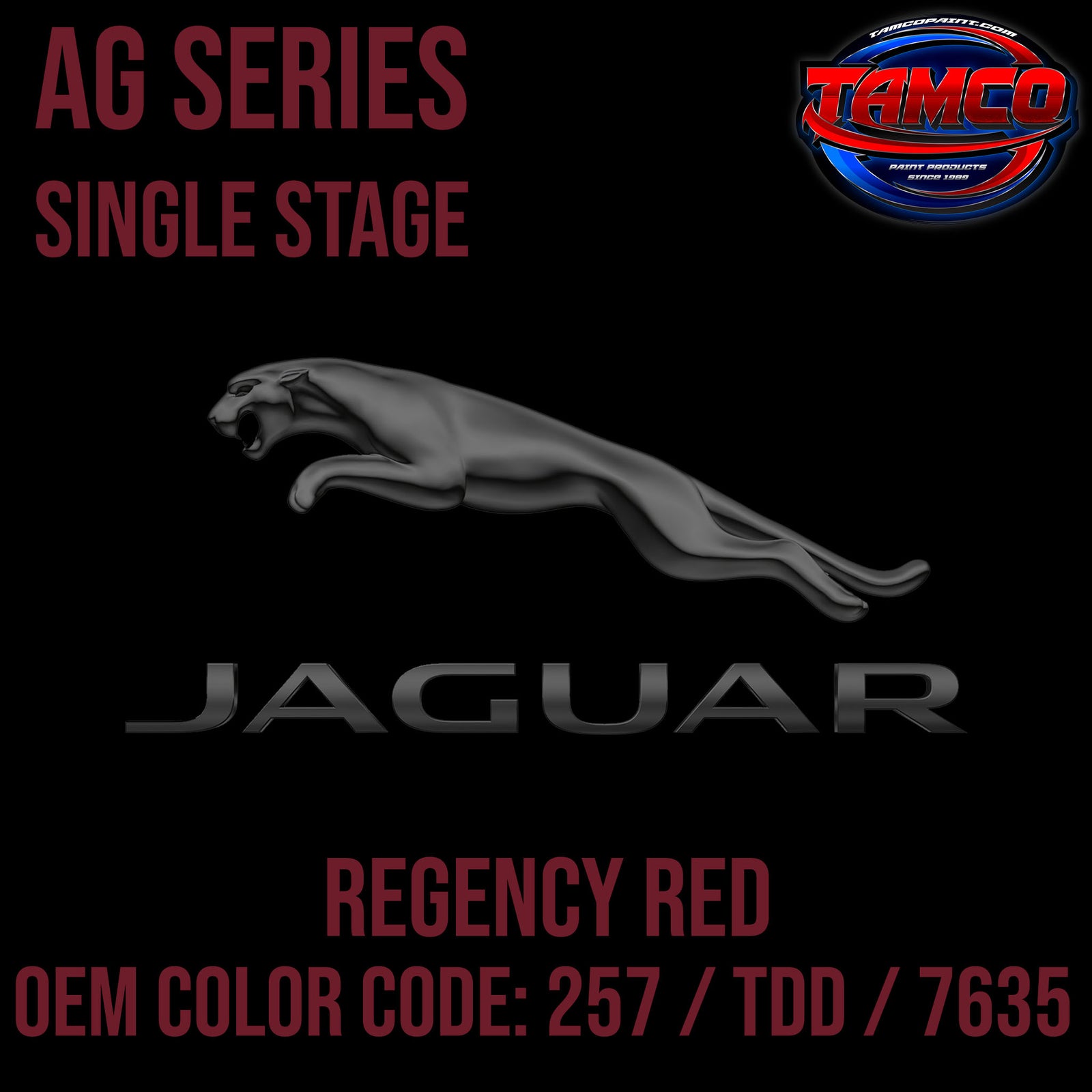 Jaguar Regency Red | 257 / TDD / 7635 | 1968-1979 | OEM AG Series Sing
