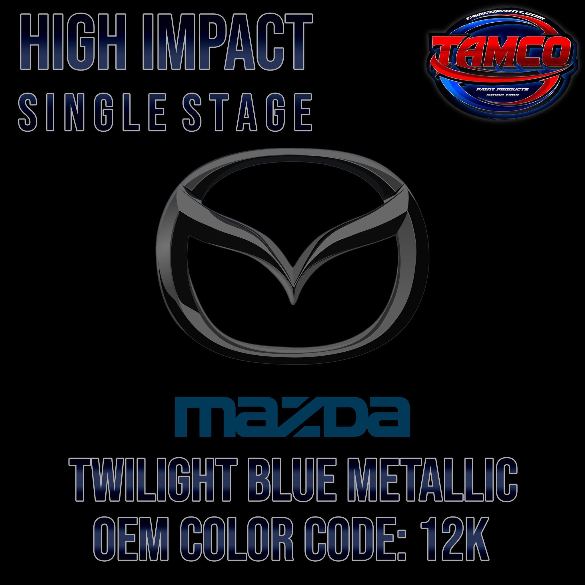 Mazda Twilight Blue Metallic | 12K | 1997-2001 | OEM High Impact Singl