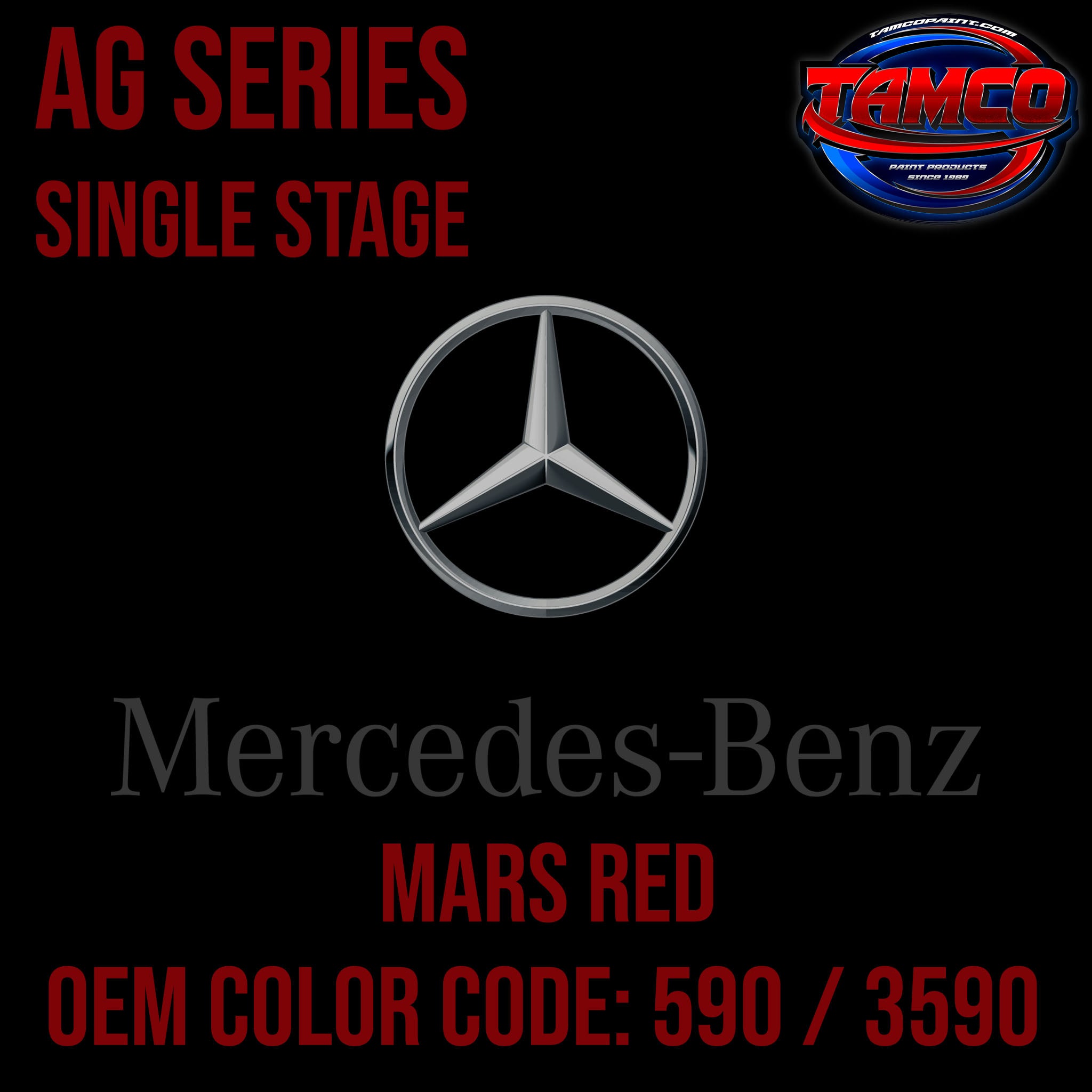 Mercedes Benz Mars Red | 590 / 3590 | 2004-2018 | OEM AG Series Single