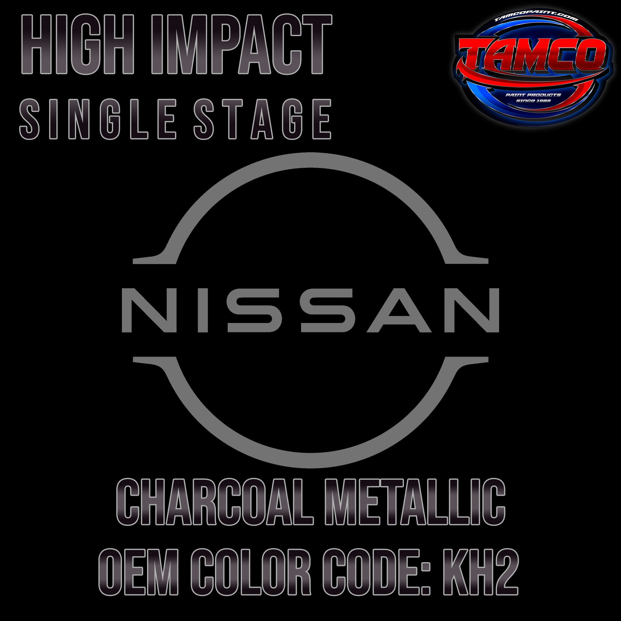 Nissan Charcoal Metallic | KH2 | 1989-1995 | OEM High Impact Single St