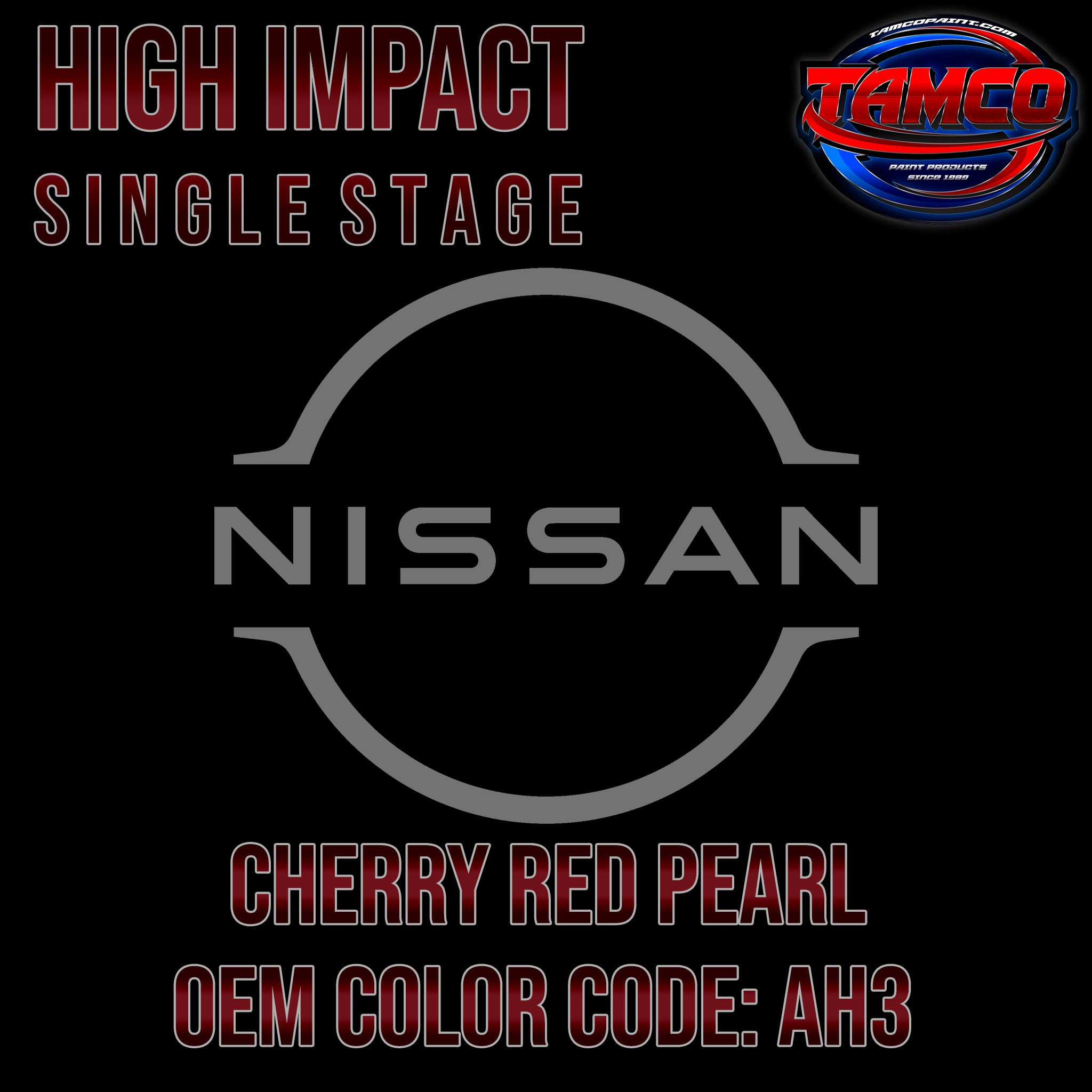 Nissan Cherry Red Pearl | AH3 | 1989-1997 | OEM High Impact Single Sta