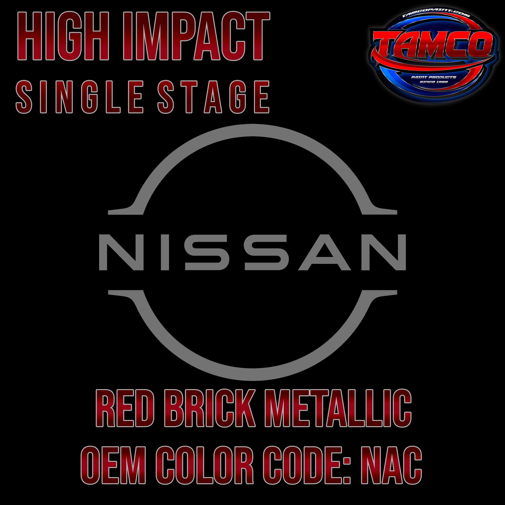 Nissan New Red Metallic | NAC | 2009-2015 | OEM High Impact Single Sta
