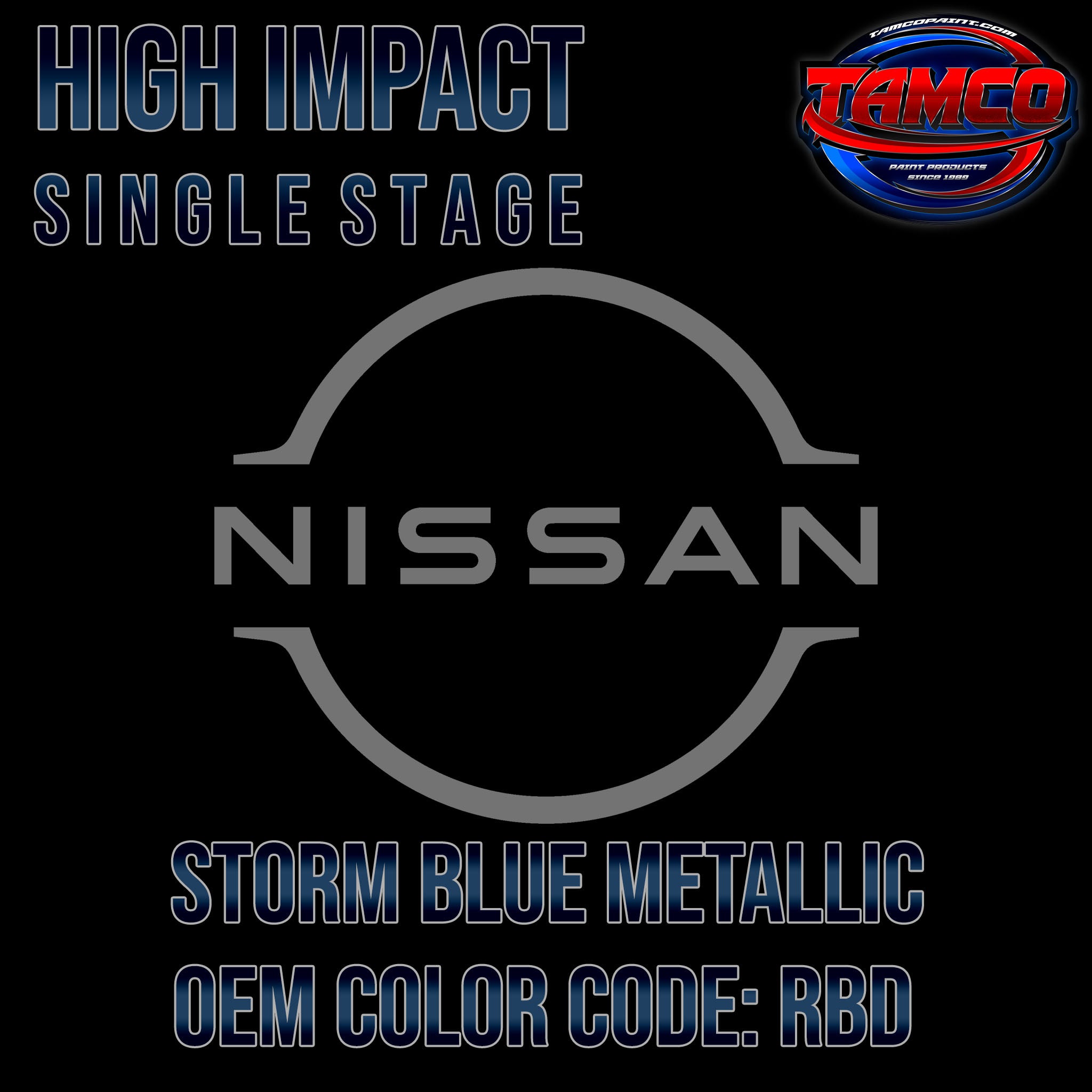 Nissan Storm Blue Metallic | RBD | 2015-2022 | OEM High Impact Single