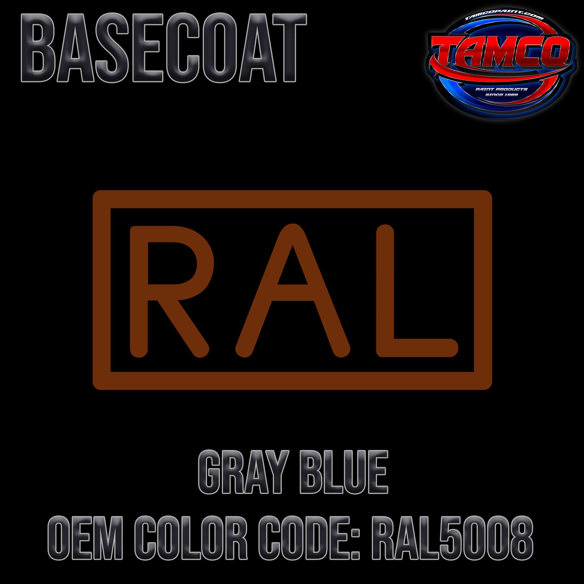 RAL Gray Blue | RAL5008 | OEM Basecoat
