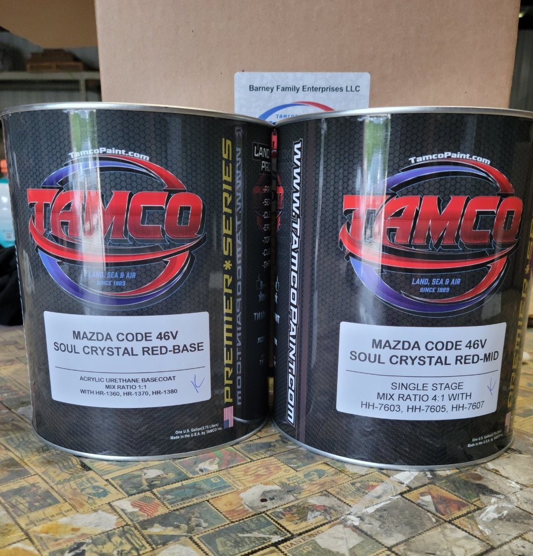 Mazda Soul Crystal Red Metallic | 46V | 2017-2023 | OEM 2K Tri-Stage B