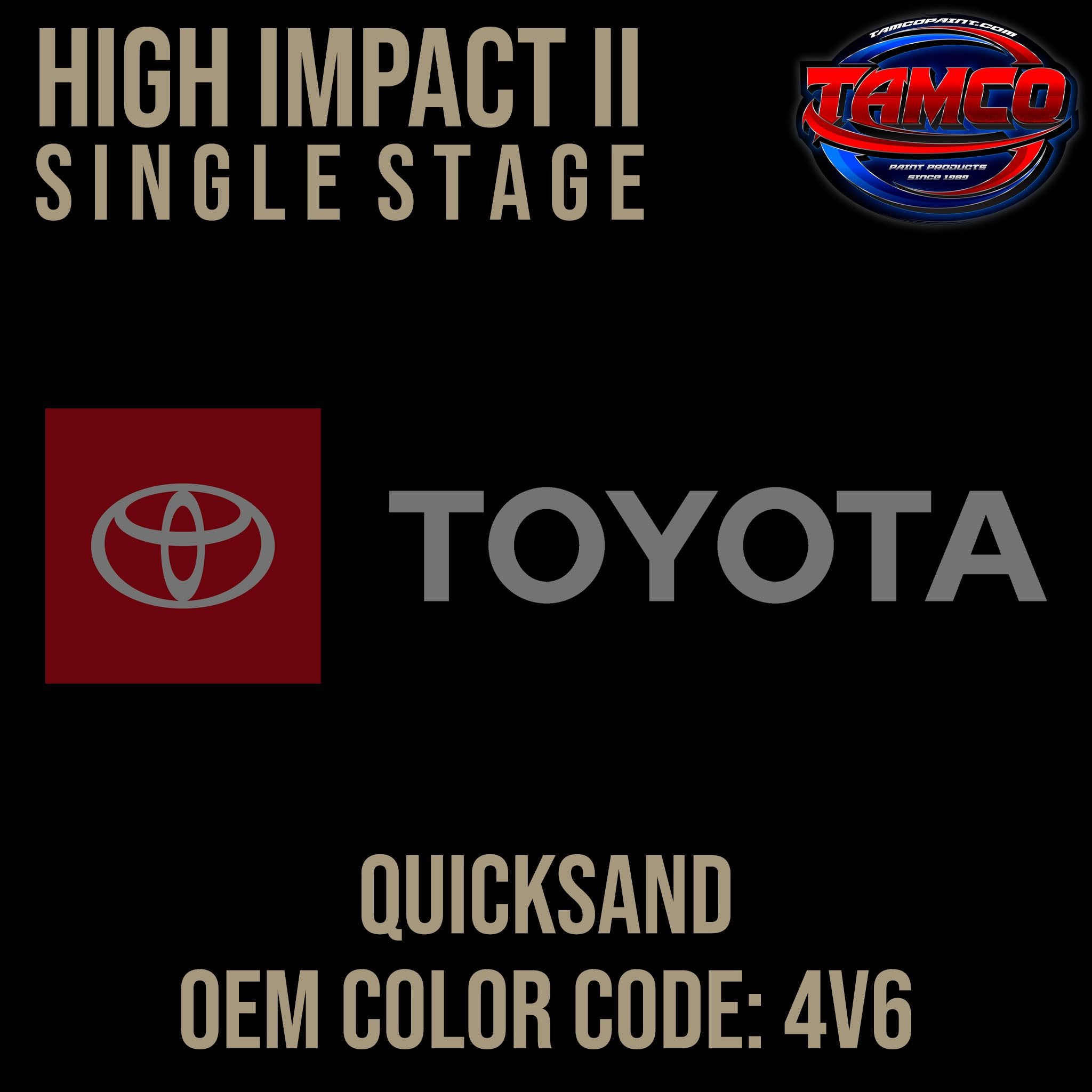 Toyota Quicksand | 4V6 | 2011-2023 | OEM High Impact Series Single Sta